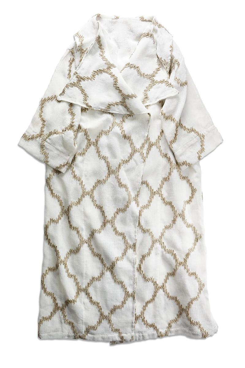 Handmade Geometric Pattern Embroidery Jacket