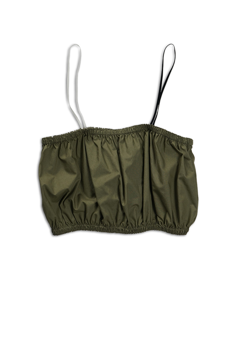 Tube Top W/Contrast Straps